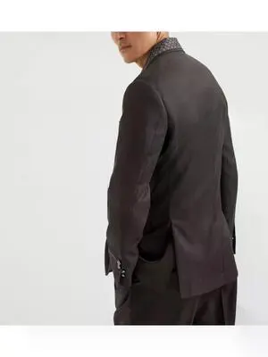 Brunello Cucinelli Double-breasted Blazer - Brown