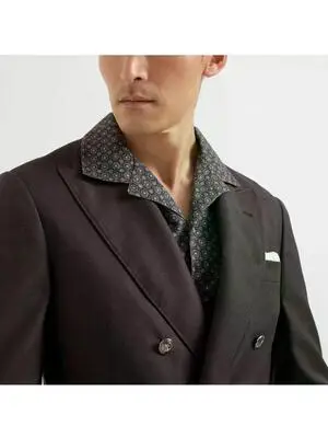 Brunello Cucinelli Double-breasted Blazer - Brown