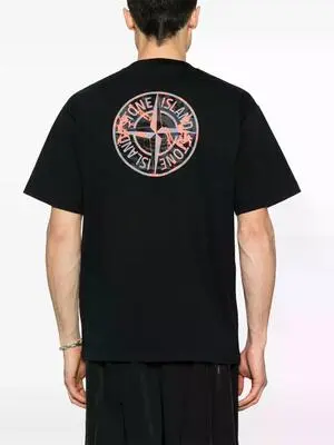Stone Island Camo-logo T-shirt