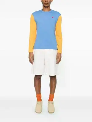 Play Comme Des Garcon Mini Heart-patch T-shirt