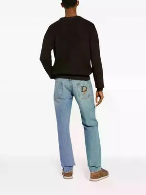 Dolce & Gabbana Logo Patch Virgin Wool Jumper