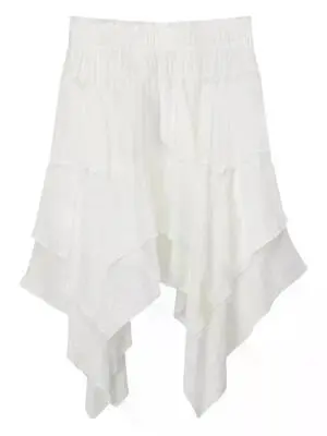 B+AB Asymmetric Tiered Skirt