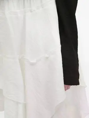 B+AB Asymmetric Tiered Skirt