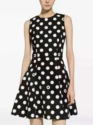 Dolce & Gabbana Polka-dot Cotton Minidress