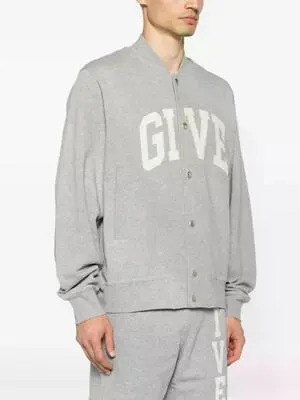 Givenchy Mélange-effect Cotton Track Jacket
