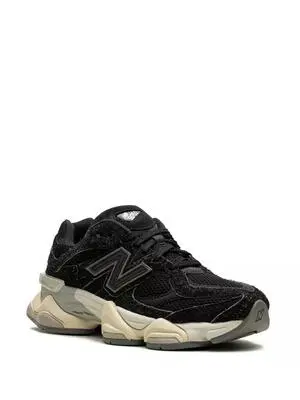NEW BALANCE 9060 Lace-up Suede And Mesh Sneakers - Black