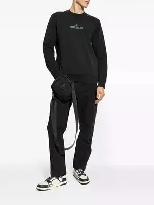 Stone Island Logo-print Cotton Sweatshirt
