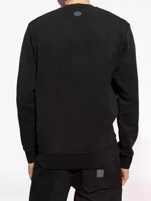 Stone Island Logo-print Cotton Sweatshirt