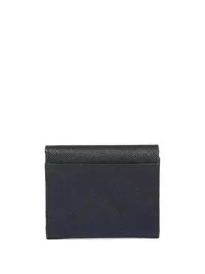 Prada Logo-plaque Leather Wallet
