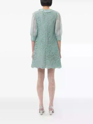 Valentino Garavani Short Dress In Heavy Lace