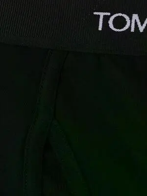 TOM FORD Logo Waistband Boxer Briefs - Black