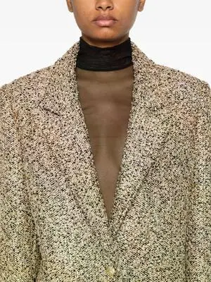 Alessandra Rich Lurex Tweed Blazer
