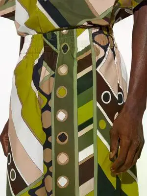 Emilio Pucci Vivara-print Cotton Shorts