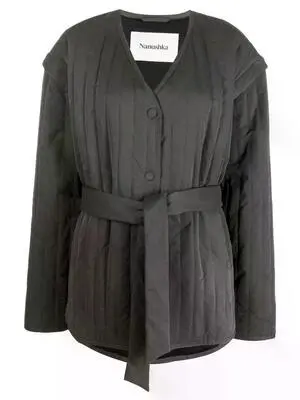 Nanushka Quilted Detachable-sleeve Jacket