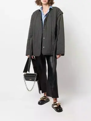 Nanushka Quilted Detachable-sleeve Jacket