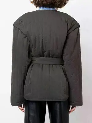 Nanushka Quilted Detachable-sleeve Jacket