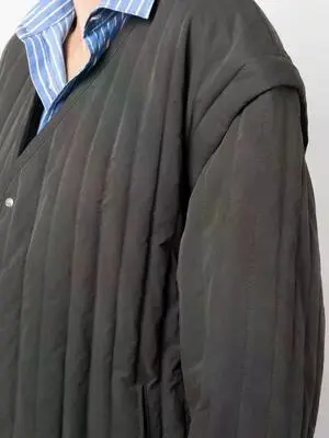 Nanushka Quilted Detachable-sleeve Jacket