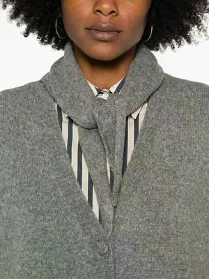 Plan C Ribbed-knit Cardigan
