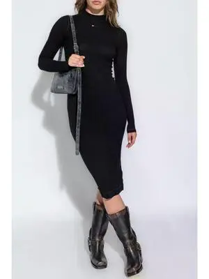DIESEL® D-mokky-ls-microdiv Midi Dress