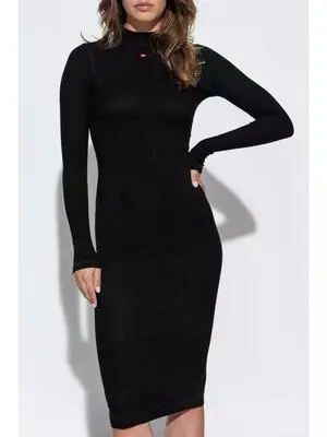 DIESEL® D-mokky-ls-microdiv Midi Dress