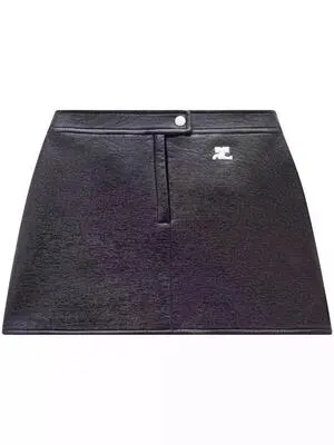 COURREGES Reedition Vinyl Skirt - Blue