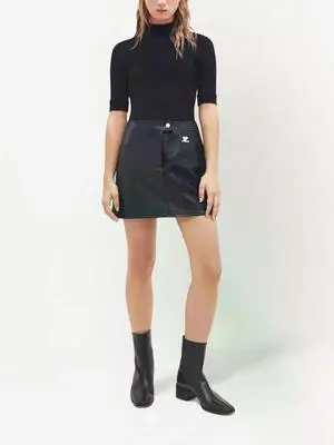 COURREGES Reedition Vinyl Skirt - Blue