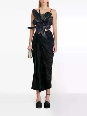 Cult Gaia Gabriela Nappa Leather Top