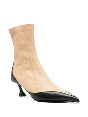 MUGLER 55mm Fang Ankle Boots