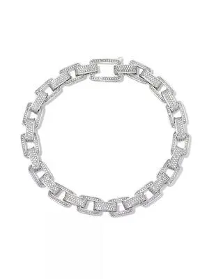 Shay 18k White Gold Diamond Chain-link Bracelet - Silver