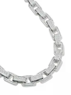 Shay 18k White Gold Diamond Chain-link Bracelet