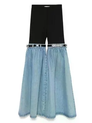 Coperni Hybrid Denim Trousers - Black