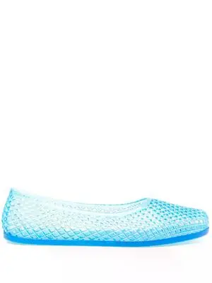ANCIENT GREEK SANDALS Translucent Ballet Flats - Blue