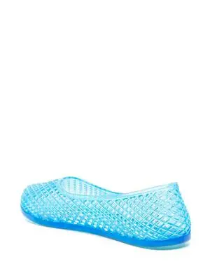 ANCIENT GREEK SANDALS Translucent Ballet Flats - Blue