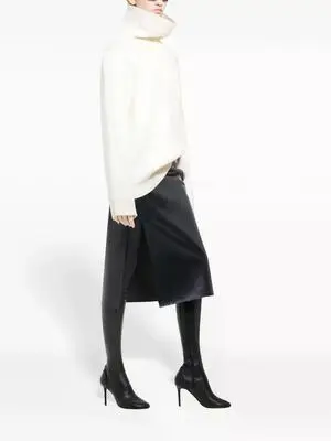 COURREGES Oversized Mock-neck Sweater