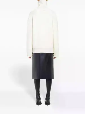 COURREGES Oversized Mock-neck Sweater