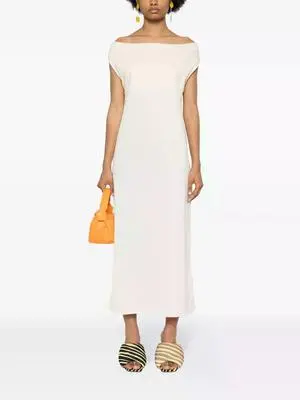 Loulou De Saison Martial Cotton Midi Dress