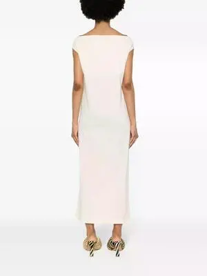 Loulou De Saison Martial Cotton Midi Dress