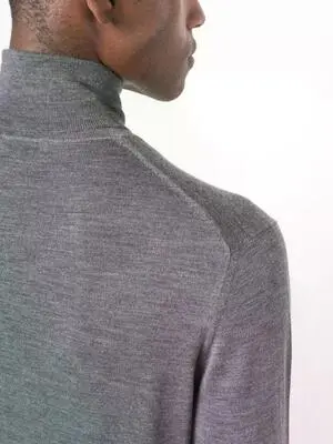 BALLANTYNE Fine-knit Roll-neck Jumper