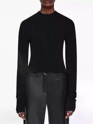 RE/DONE Crew-neck Cashmere Cardigan