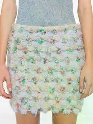 Blumarine Bouclé Mini Skirt
