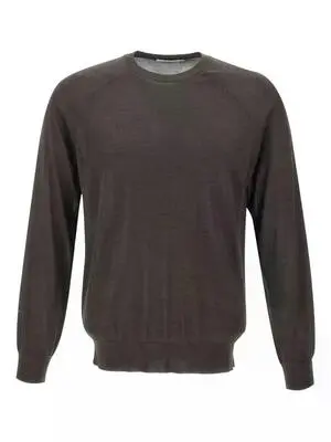 KANGRA Crew-neck Sweater - Brown