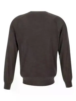 KANGRA Crew-neck Sweater - Brown