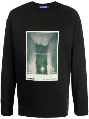 SPOONYARD Inuit Ultima Thule Cotton T-shirt - Black