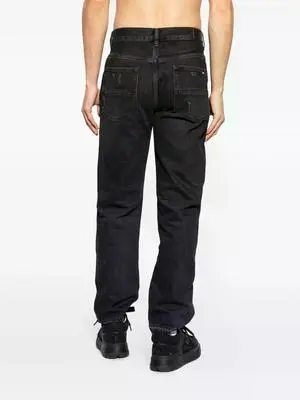 Amiri Mid-rise Straight-leg Jeans