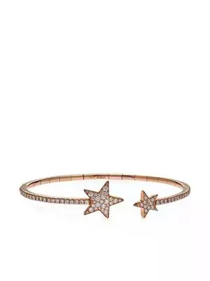 JEWELS AFICIONADO 18kt Rose Gold Diamond Star Bracelet - Pink