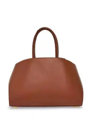 FERRAGAMO The Hug Small Leather Tote Bag - Brown