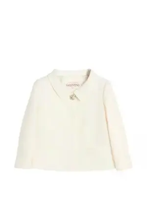 Valentino Garavani Crepe Couture Jacket - Neutrals