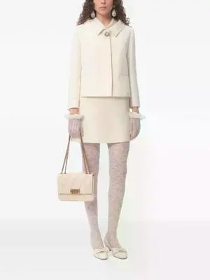 Valentino Garavani Crepe Couture Jacket - Neutrals