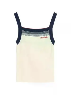 Valentino Garavani Embroidered Virgin Wool Top - Neutrals