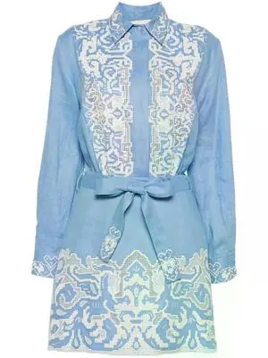 ALEMAIS Arion Linen Mini Dress